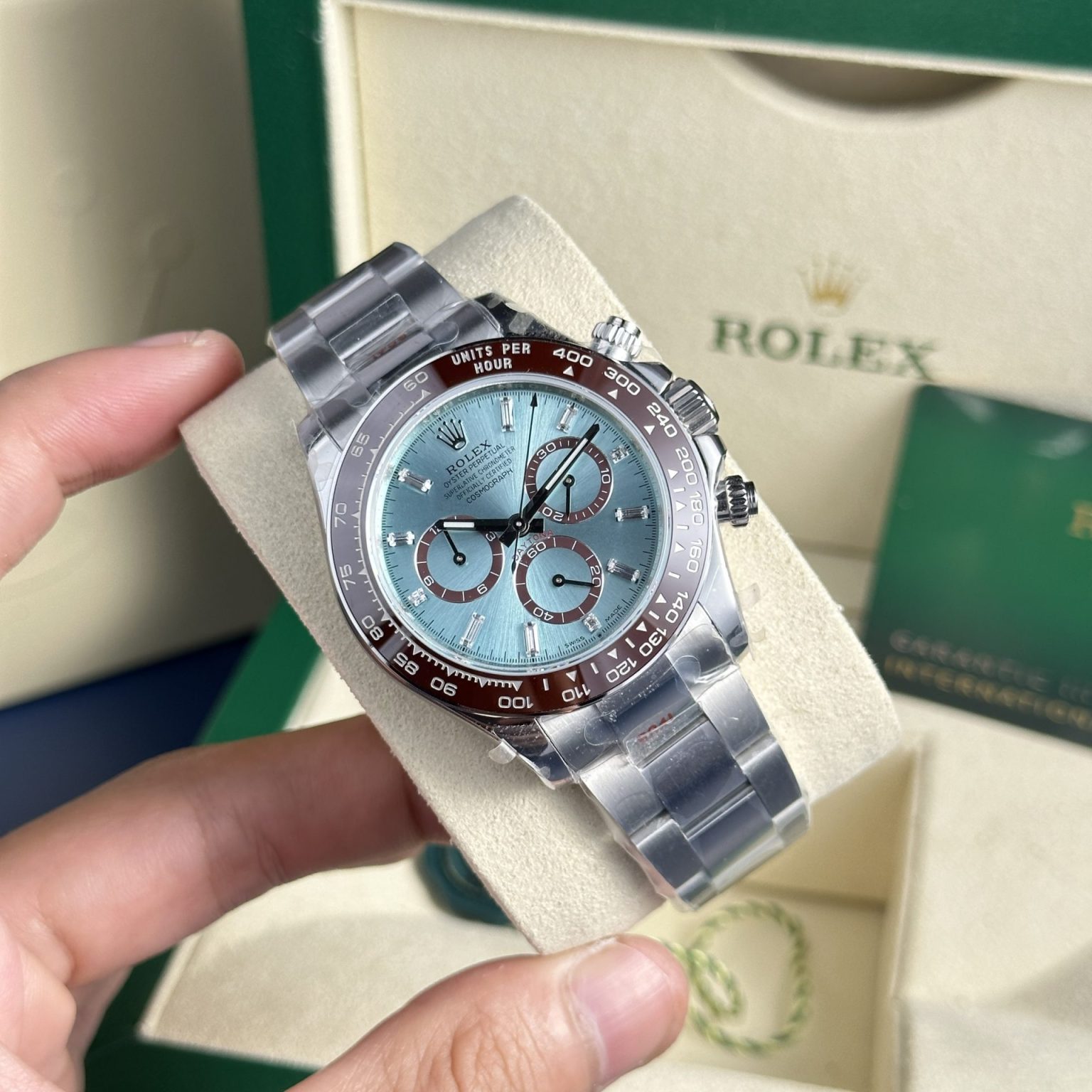 Đồng Hồ Rolex Cosmograph Daytona 126506 Ice Blue Lộ Đáy Nhà Máy N 40mm ...